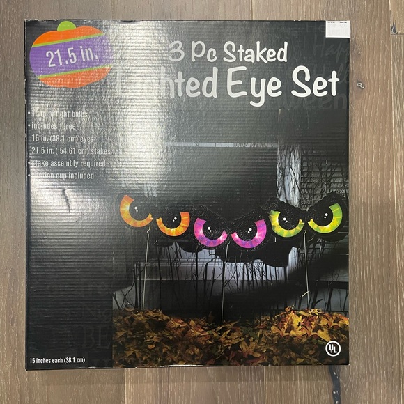 big lots | Holiday | 3 Pc Staked Lighted Eye Setnwt | Poshmark
